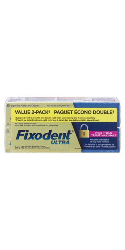 Buy Fixodent Ultra Max Hold Dental Adhesive at Well.ca | Free Shipping ...