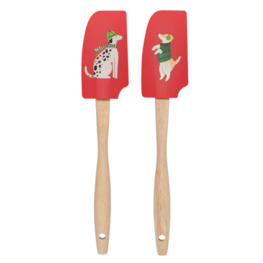Buy Now Designs Mini Silicone Spatulas Red Yule Dogs at Well.ca | Free ...