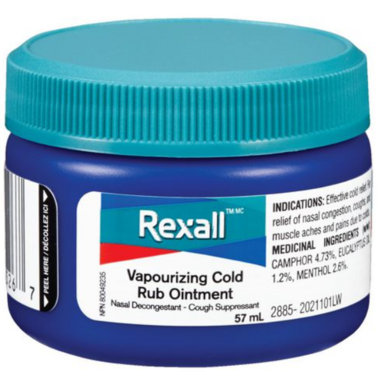 Buy Rexall Vapourizing Cold Rub Ointment at Well.ca | Free Shipping $35 ...
