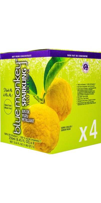 Buy Blue Monkey Sparkling Yuzu Juice at Well.ca | Free Shipping $35+ in ...