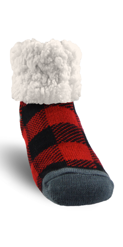 Buy Pudus Classic Slipper Sock LumberJack Red at Well.ca | Free ...