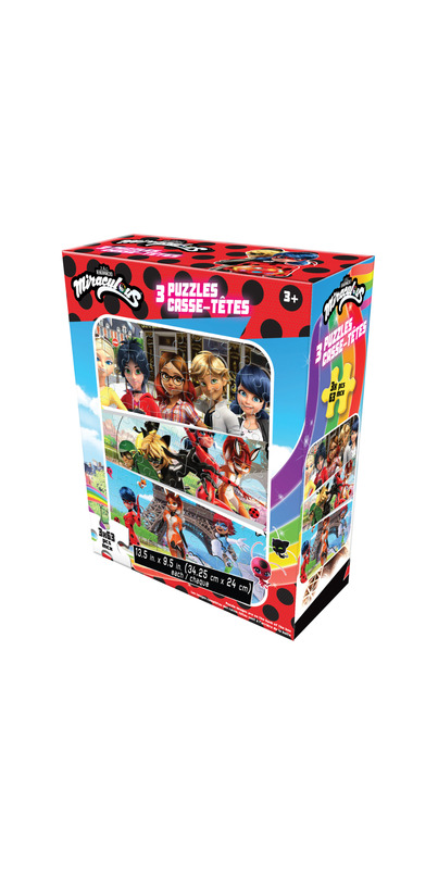 Buy Miraculous Ladybug 3 Pack Puzzles at Well.ca | Free Shipping $35 ...