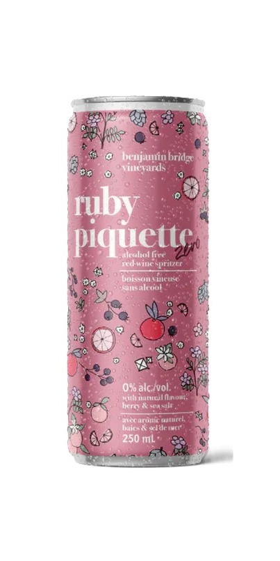 Buy Benjamin Bridge Wine Style Beverage Ruby Piquette Zero at Well.ca ...