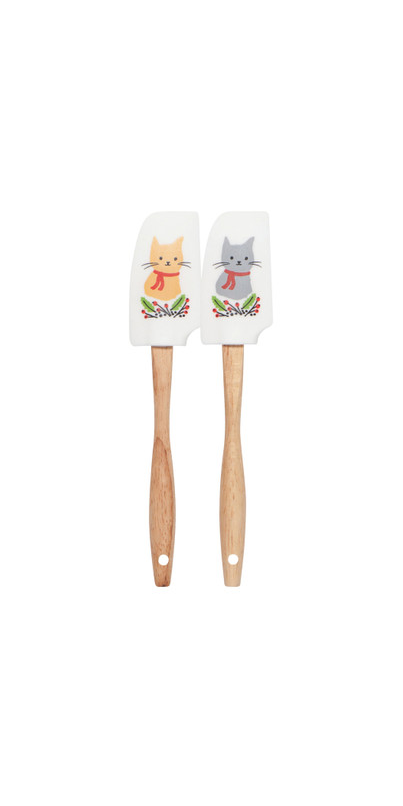 Buy Now Designs Jingle Cat Mini Silicone Spatulas Set White at Well.ca ...