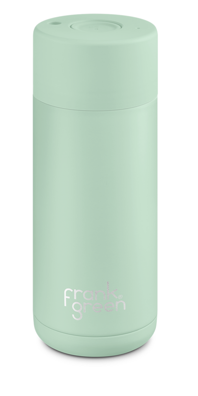 Buy frank green Ceramic Reusable Cup with Button Lid Mint Gelato at ...