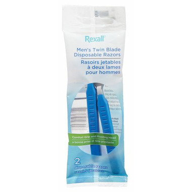 Buy Rexall Men's Comfort Grip Twin Blade Disposable Razors at Well.ca ...