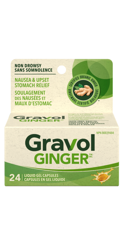 Buy Gravol Natural Source Ginger Liquid Gel Capsules at Well.ca | Free ...