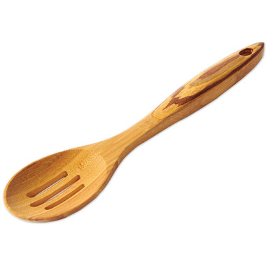 Buy Island Bamboo Slotted Spoon with Crushed Bamboo Detail at Well.ca ...