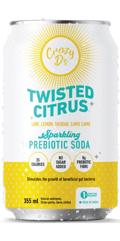 Buy Crazy D's Sparkling Prebiotic Soda Twisted Citrus Sample at Well.ca ...