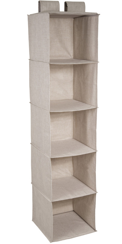 Buy Bigso 5 Compartment Hanging Closet Organizer Beige at Well.ca ...