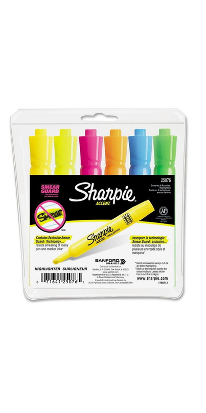 Achetez les surligneurs Sharpie Major Accent sur Well.ca | Livraison ...