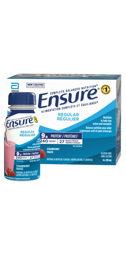Buy Ensure Regular Nutrition Shake Strawberry at Well.ca | Free ...