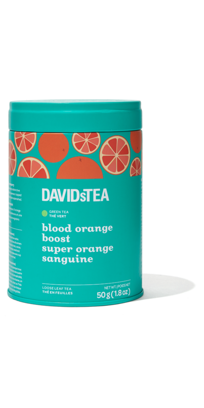 Buy DAVIDsTEA Loose Leaf Tea Tin Blood Orange Boost at Well.ca | Free Shipping $35+ in Canada