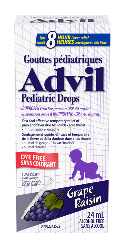 Buy Advil Pediatric Drops For Infants Dye Free Grape at Well.ca | Free ...