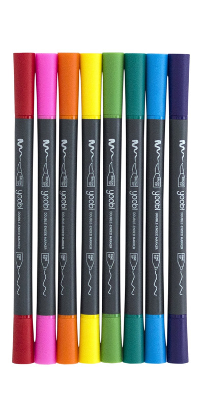 Buy Yoobi Double Ended Brush Markers at Well.ca | Free Shipping $35+ in ...