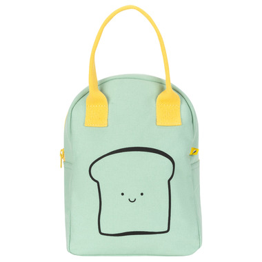 Buy Fluf Zippered Lunch Happy Bread Mint at Well.ca | Free Shipping $35 ...