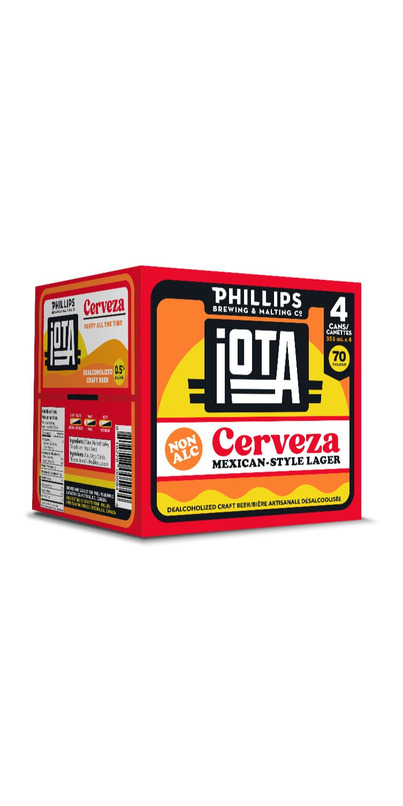 Buy Phillips IOTA Cerveza Mexican Style Lager Non-Alcoholic Craft Beer ...