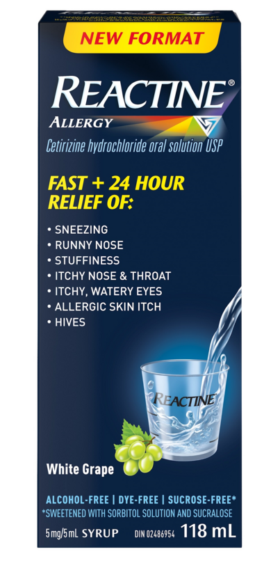 Buy Reactine Allergy Antihistamine Liquid 24 Hour Relief at Well.ca ...