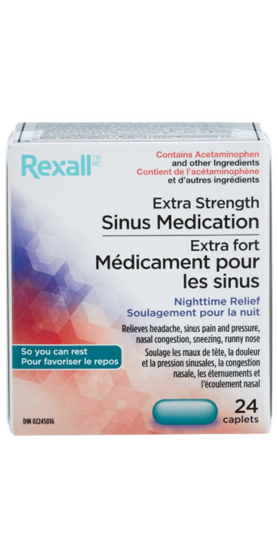 Buy Rexall Sinus Medication at Well.ca | Free Shipping $35+ in Canada