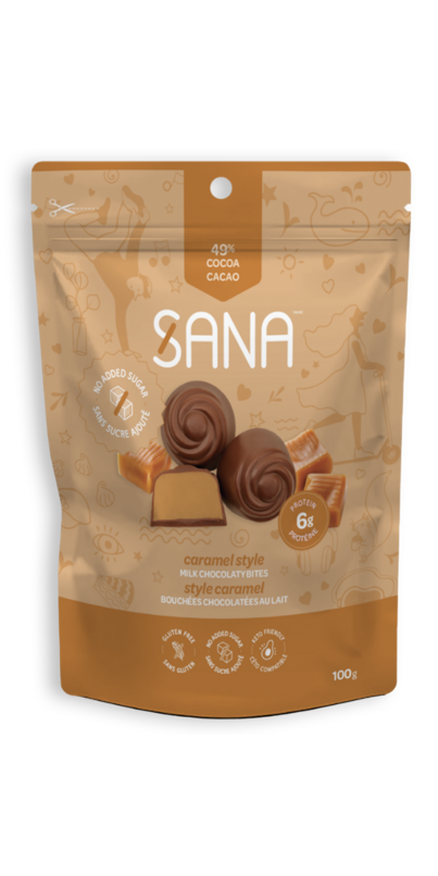 Buy SANA Milk Chocolaty Bites Caramel at Well.ca | Free Shipping $35 ...