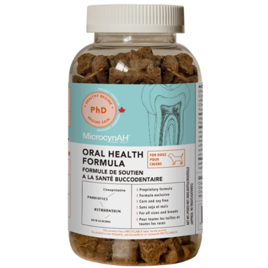 Buy MicrocynAH PHD Oral Health Formula Chews For Dogs at Well.ca | Free ...