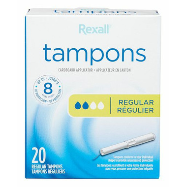 Buy Rexall Cardboard Applicator Tampons Regular at Well.ca | Free ...