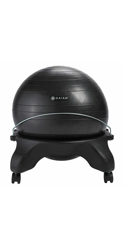 Buy Gaiam Backless Balance Ball Chair Charcoal at Well.ca | Free ...