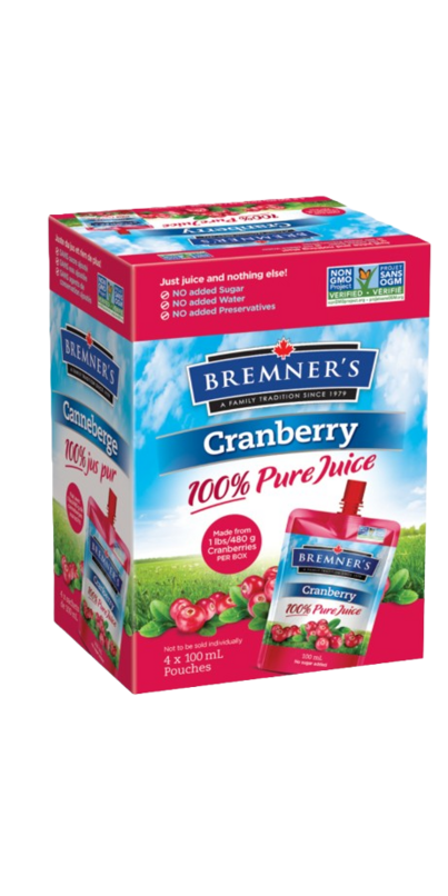 Buy Bremner's Spout Pouches Cranberry Juice at Well.ca | Free Shipping ...