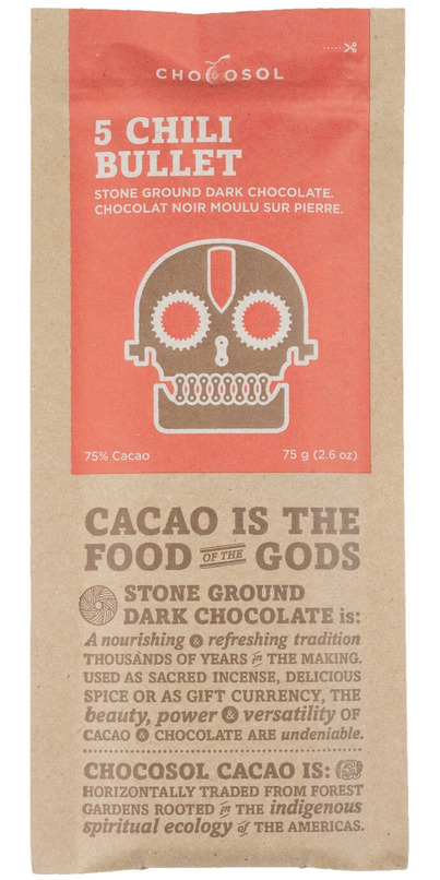 Buy ChocoSol Five Chili Bullet Stone Ground Dark Chocolate at Well.ca ...
