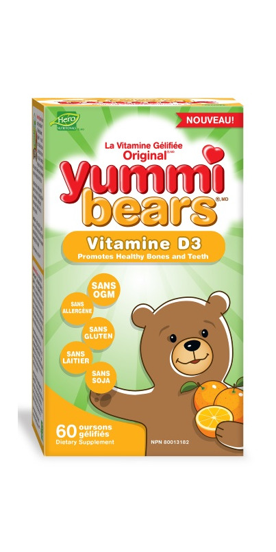 Buy Yummi Bears Vitamin D3 at Well.ca | Free Shipping $35+ in Canada