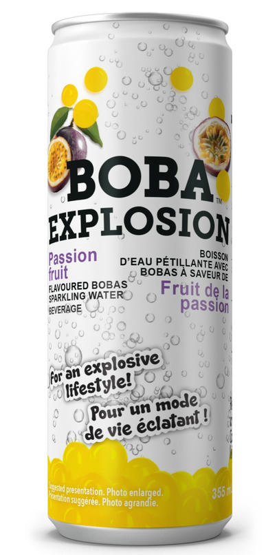 Buy Boba Explosion Sparkling Water Passionfruit at Well.ca | Free ...