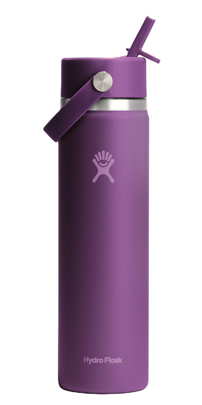 Buy Hydro Flask Wide Mouth with Flex Straw Cap Beachplum Purple at Well ...