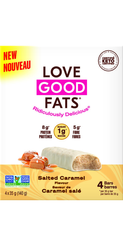 Buy Love Good Fats Protein Bar Salted Caramel at Well.ca | Free ...