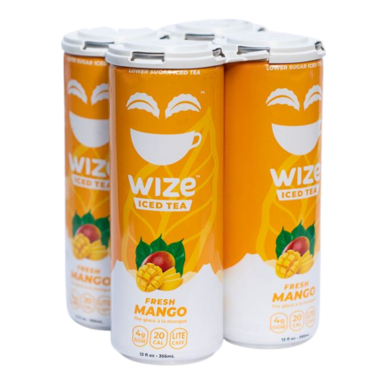 Buy Wize Iced Tea Fresh Mango Case at Well.ca | Free Shipping $35+ in ...