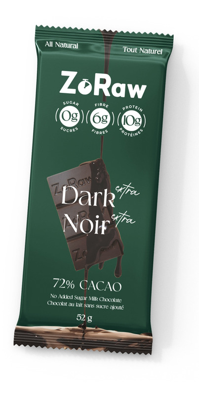 Buy ZoRaw 72% Extra Dark Chocolate with Protein at Well.ca | Free ...