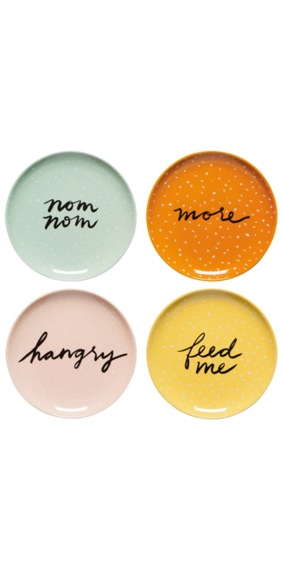 Buy Now Designs Appetizer Plates Set Snappy at Well.ca | Free Shipping ...