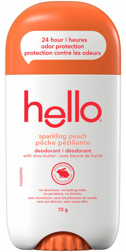 Buy Hello Deodorant Sparkling Peach at Well.ca | Free Shipping $35+ in ...