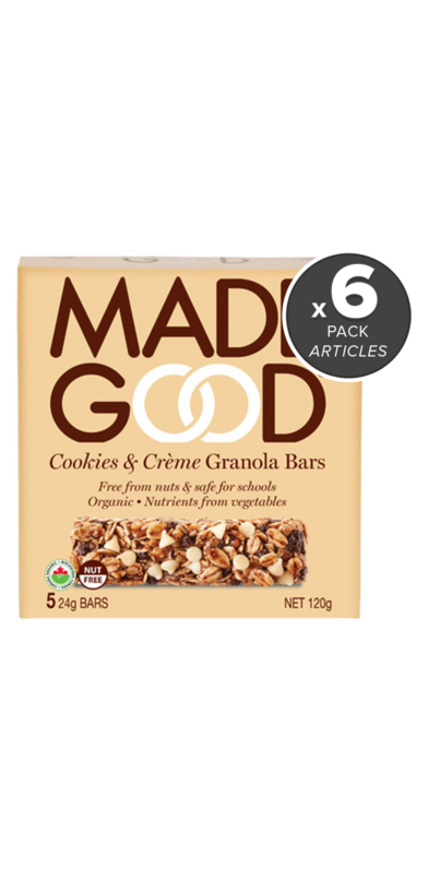 Buy MadeGood Cookies & Creme Granola Bars Bundle at Well.ca | Free ...