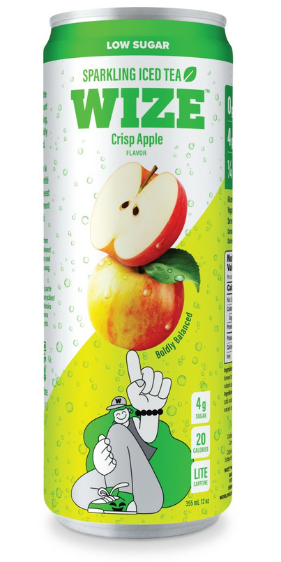 Buy Wize Iced Tea Sparkling Honeycrisp Apple at Well.ca | Free Shipping ...