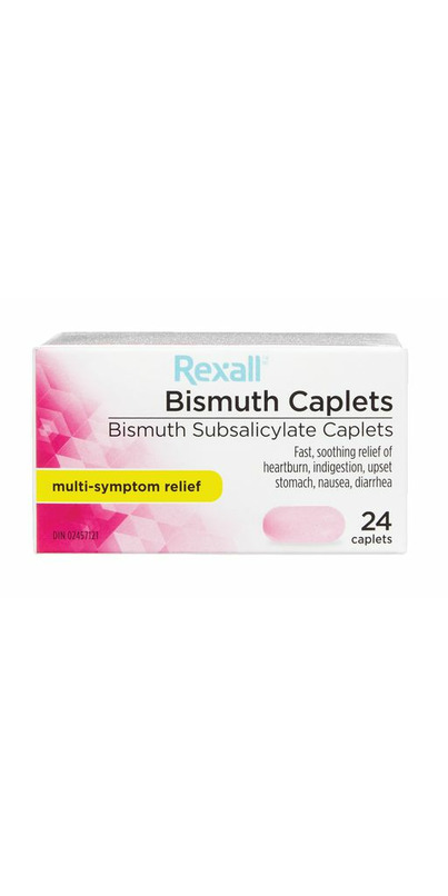 Buy Rexall Bismuth Caplets at Well.ca | Free Shipping $35+ in Canada