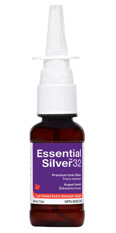 Buy Essential Silver 32 ppm Bio-Active Premium Ionic Silver Nasal Mist ...