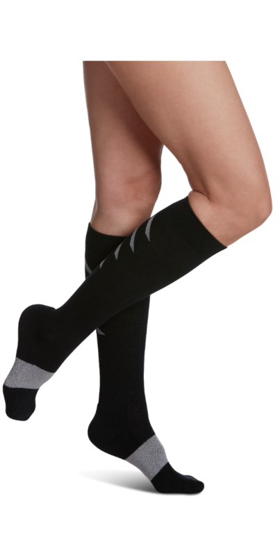 Buy Sigvaris Athletic Recovery Socks Compression Socks Unisex Black at ...