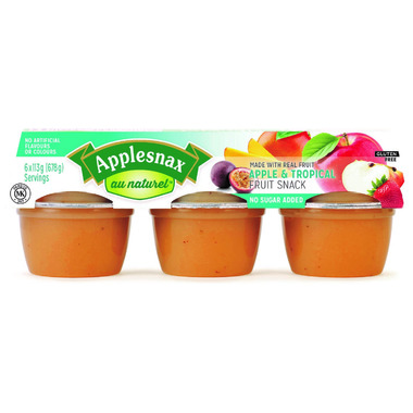 Buy Applesnax Apple and Tropical Fruit Applesauce Cups at Well.ca ...