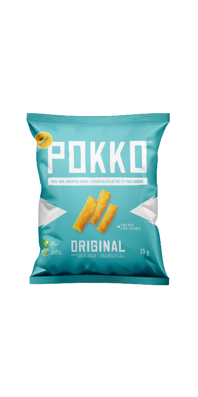 Buy Pokko Plant-Based Rice And Chickpea Chips Original Sample at Well ...