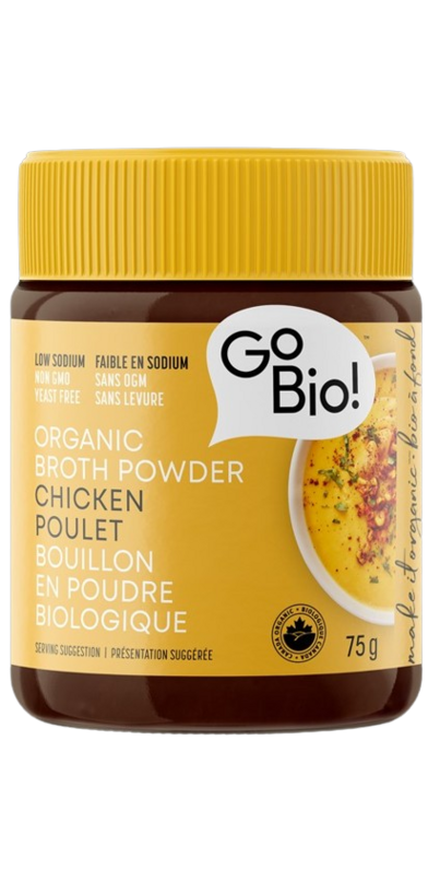 Buy GoBIO! Low Sodium Organic Chicken Broth Powder at Well.ca | Free ...