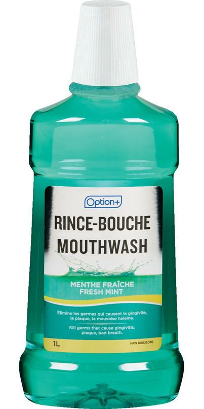 Buy Option+ Mouthwash Fresh Mint at Well.ca | Free Shipping $35+ in Canada