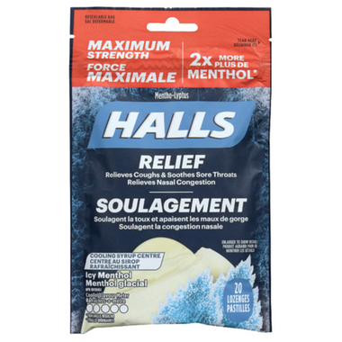 Buy Halls Relief Cooling Syrup Centre Icy Menthol Lozenge at Well.ca ...