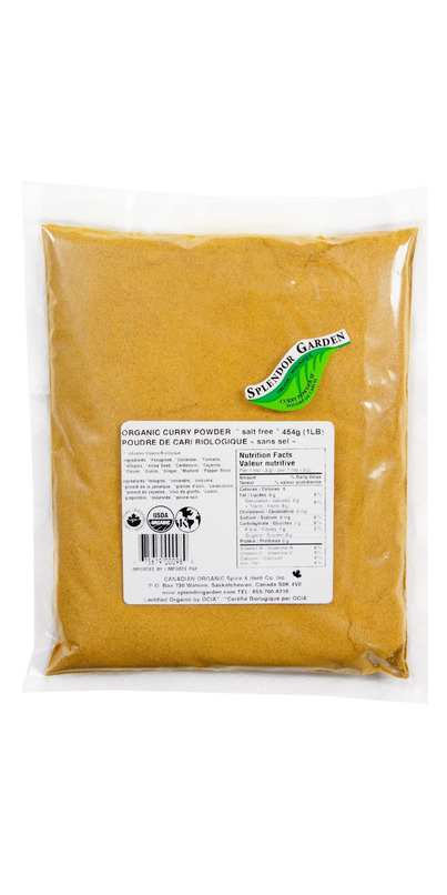 Buy Splendor Garden Organic Curry Powder Salt Free at Well.ca | Free ...