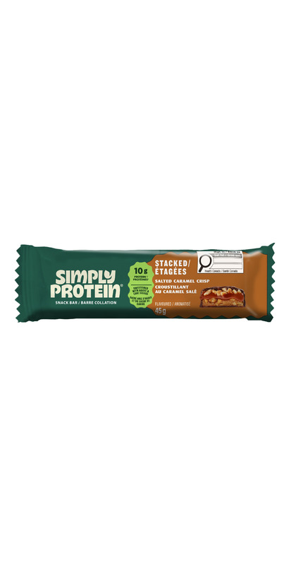 Achetez des barres Simply Protein Stacked Caramel Crisp Salées chez ...