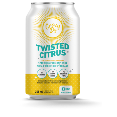 Buy Crazy D's Sparkling Prebiotic Soda Twisted Citrus at Well.ca | Free ...